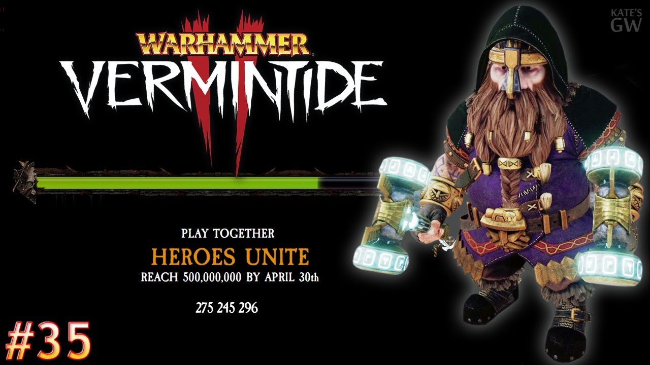 СТРИМ ➤Warhammer_ Vermintide 2 ➤ БАРДИН ГОРРЕКСОН VS 500 000 000 КРЫС. ➤ Part #35