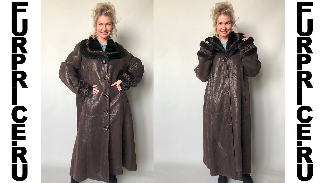 Дубленка женская тм ANDORRA за 14500 ₽ в отличном состоянии, отд.норка цв.шоколад р.54-56 арт 11867