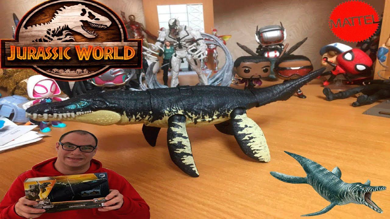 обзор фигурки  Кронозавра по фильму мир юрского периода от фирмы mattel