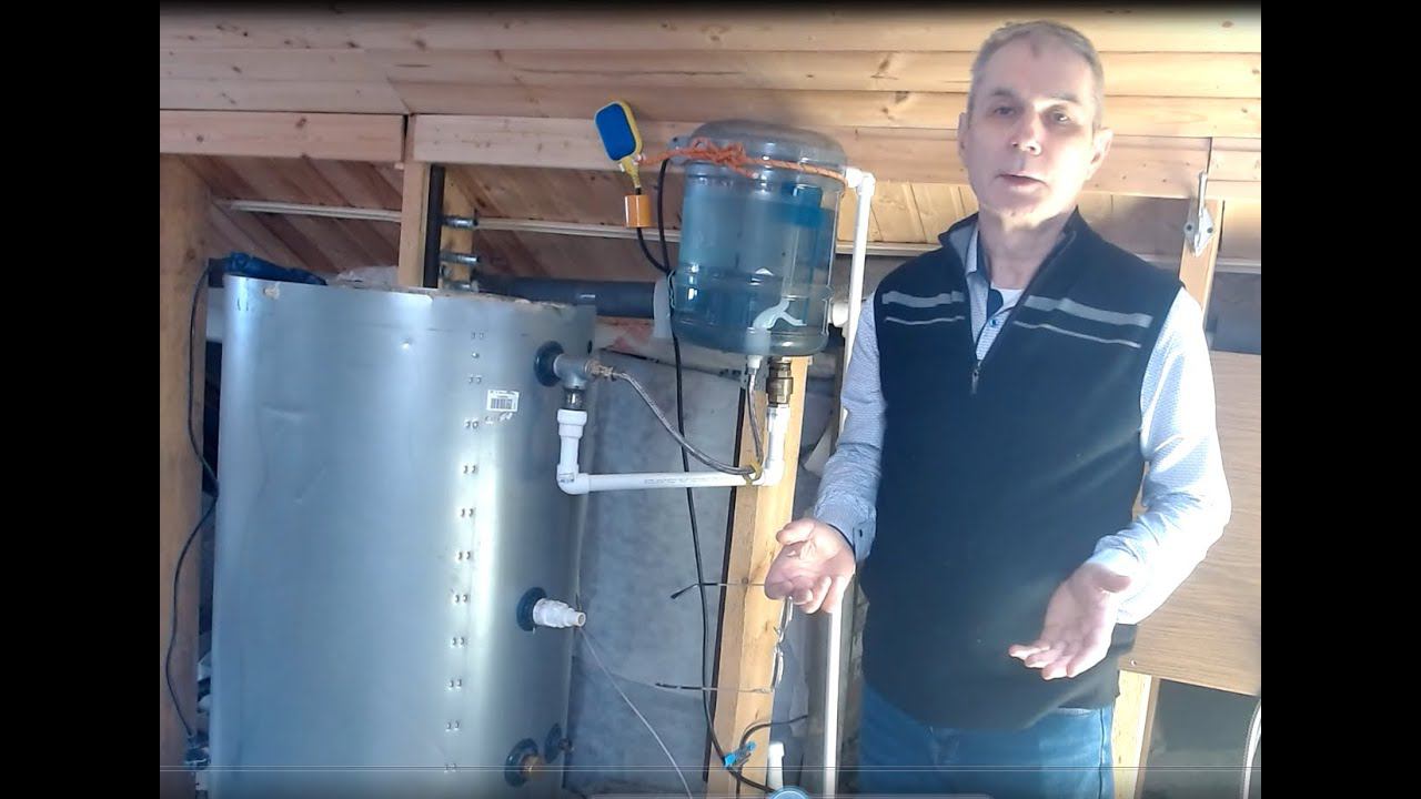 Водонапорная башня на чердаке своего дома