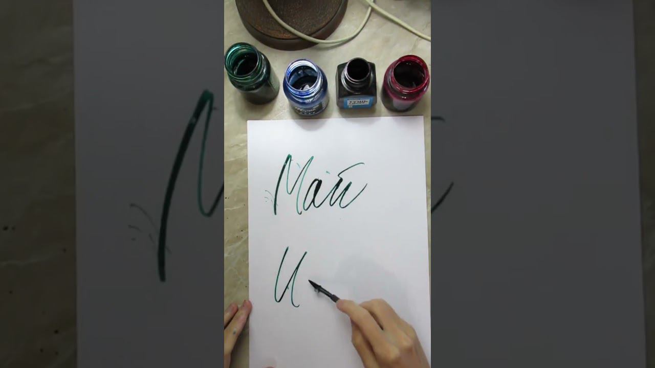 Каллиграфия рейсфедером - Июнь #каллиграфия #colapen #calligraphy  #леттеринг #calligraphy