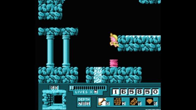 Dendy (Famicom,Nintendo,Nes) 8-bit Digger The Legend of the Lost City Cavern 6 Прохождение