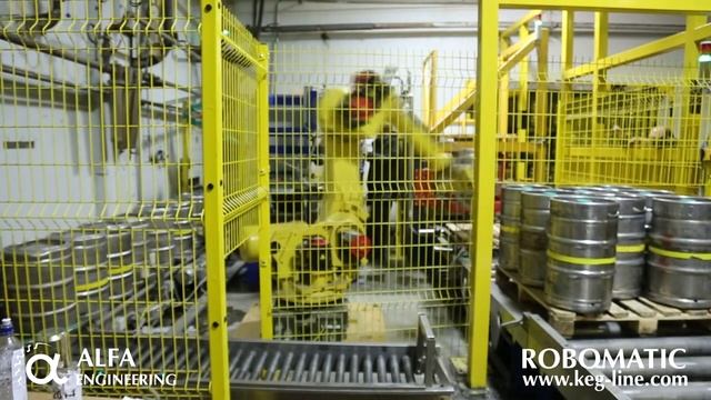 Steel keg handling with FANUC R-2000iC_165F.mp4