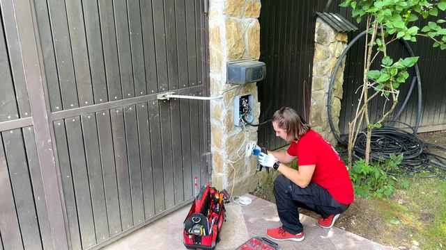 Подключение распашных ворот к HomeKit