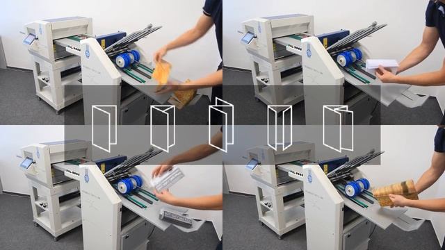 Folding Unit TriFold 360 - Фальцевальная приставка Cyklos Trifold 360 (1 минутное видео)