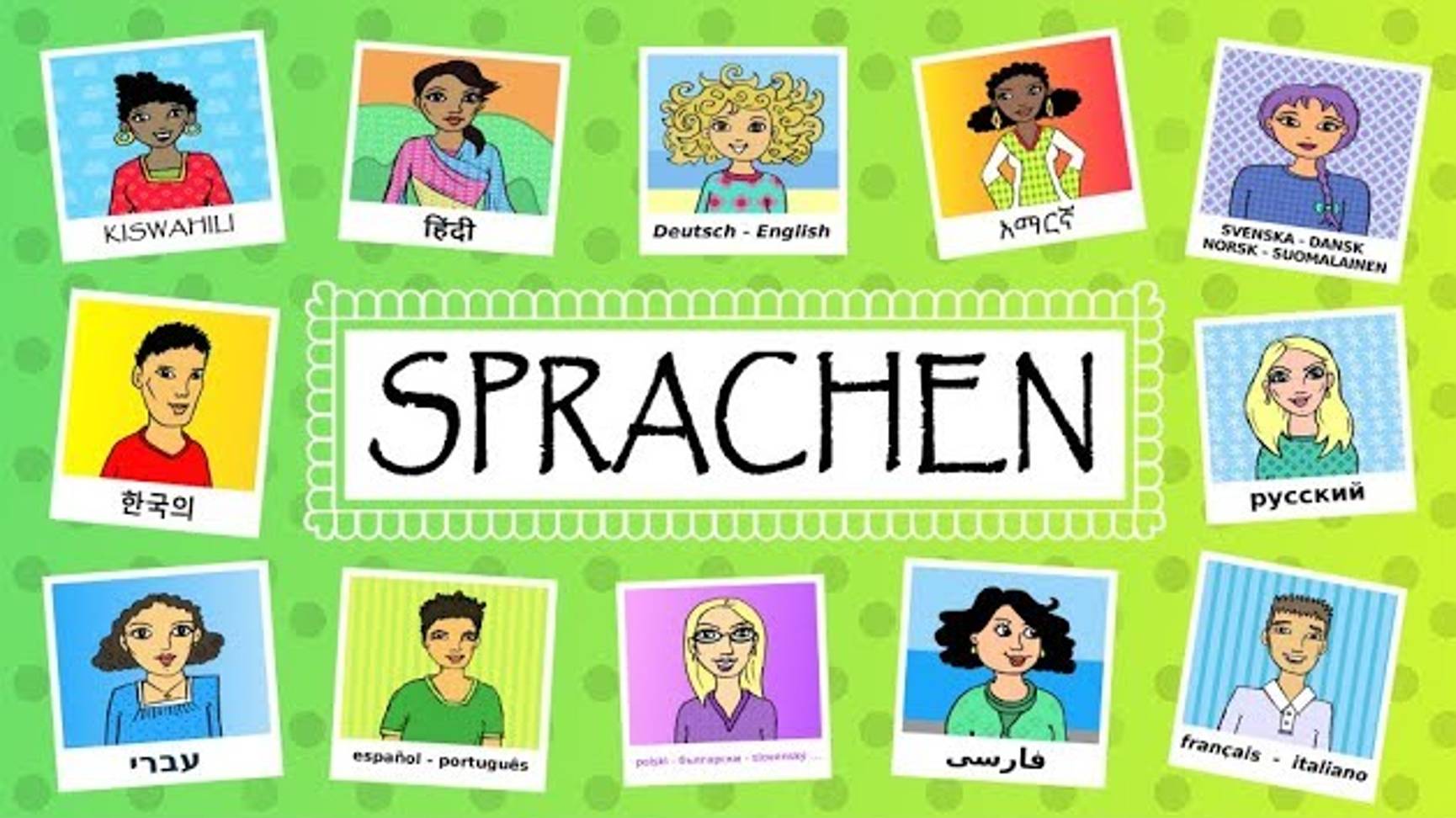 Deutschkurs A2-B1: Sprachen / languages - German lesson intermediate