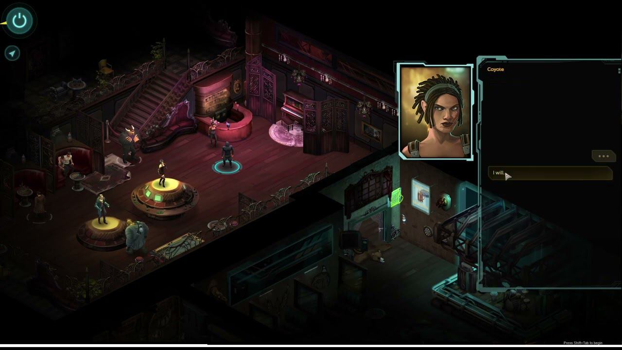 Shadowrun Returns. Часть 4. Матрица и перестрелка на складе.