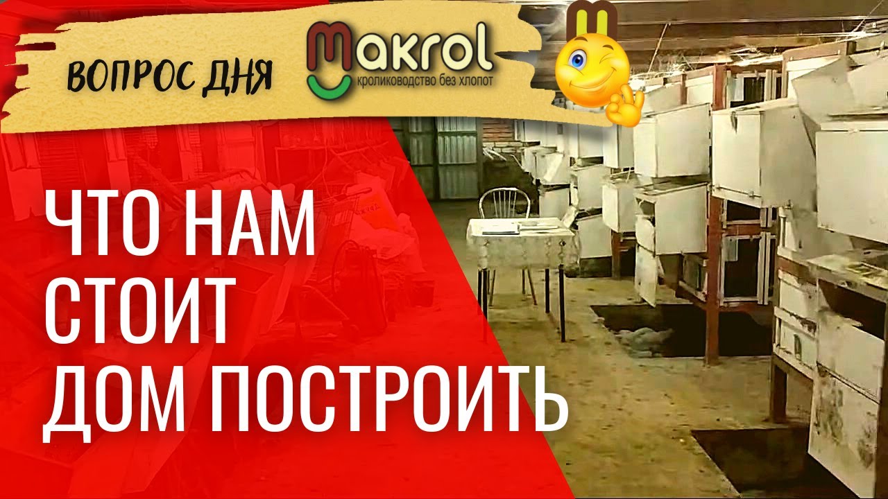 ?Стоимость постройки крольчатника #Макрол. Сколько надо денег. #Макляк