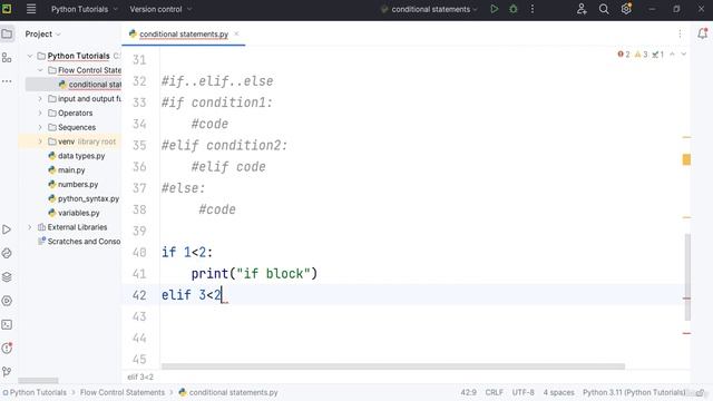 Day 13 - 18 - Flow Control Statements Conditional Statements if statement How if condition