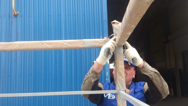 Сборка разборного Павильона для курения ПК-3 http://mdnvizit.ru