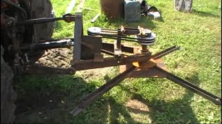 Кусторез своими руками на трактор для скашивания плотного кустарника и мелколесья на поле  100 га.