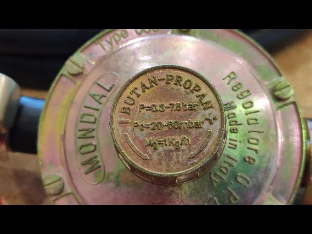 Редуктор к газовой плите ENERGY-GS400, подключаем к 5л. баллону.