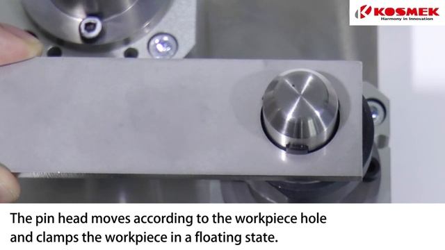 Плавающий пин центрирующего зажимного пальца SWP-M 【KOSMEK】.mp4