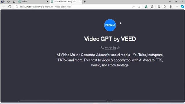 1. Veed GPT