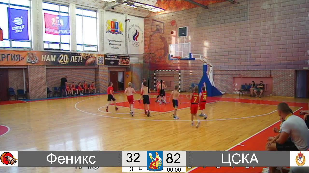 Баскетбол. Товарищеский матч  "Феникс" - "ЦСКА" (2012 год рождения)