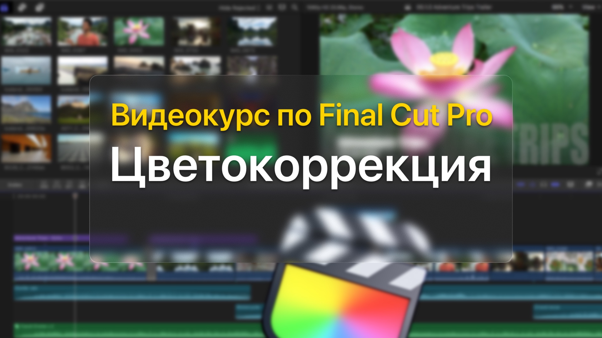 ? Цветокоррекция — курс уроков по Final Cut Pro