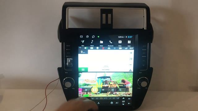 Магнитола в стела Tesla для Toyota Prado 150 (2013 - 2018) от MegaZvuk