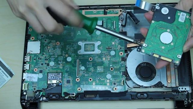 Полная разборка ноутбука HP Pavilion снять с ноутбука жесткий диск материнскую плату оперативку