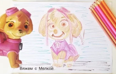 ЩЕНЯЧИЙ ПАТРУЛЬ СКАЙ ,КЛАССНО РИСУЕТ ,СЕРГИЕВ ПОСАД, ЖЕНЕЧКА.