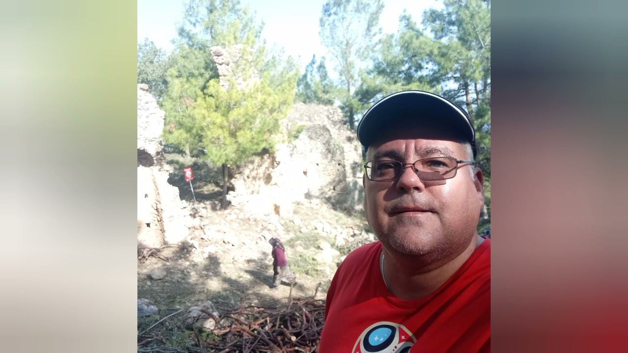 Древний город Сиедра, Турция, Аланья, ноябрь 2023 (версия улучшенная).  Также показан путь к нему.