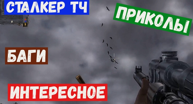 Сталкер тень Чернобыля  Приколы, баги, интересное.mp4