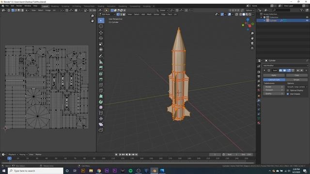 Missile Strike in Blender 2.83_ Modeling and Shading (Part 1)