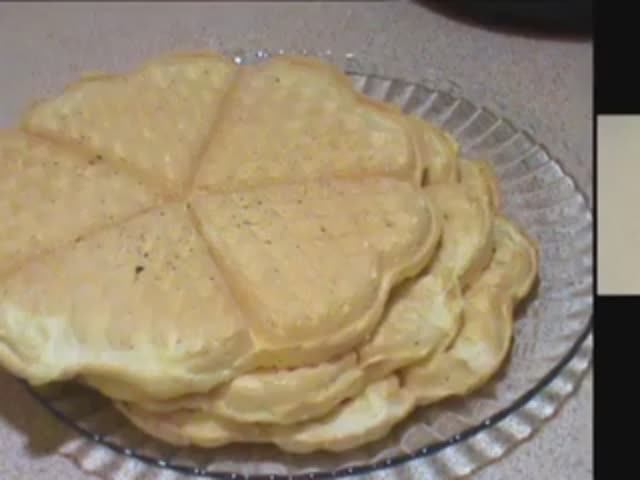 Лимонные бисквитные вафли. Диета Дюкана.