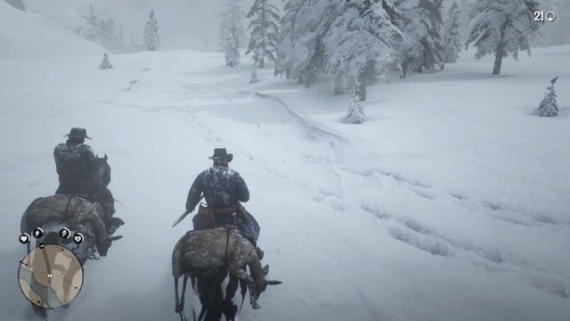 Голодный Медведь и Дорога домой. Прохождение RDR2 на старом ПК. Часть 7.