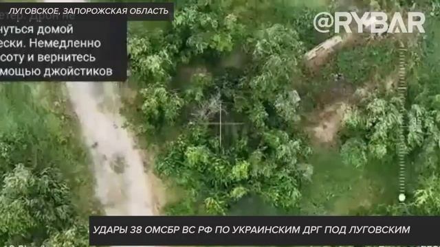 Уничтожение штурмовой группы ВСУ под Луговским