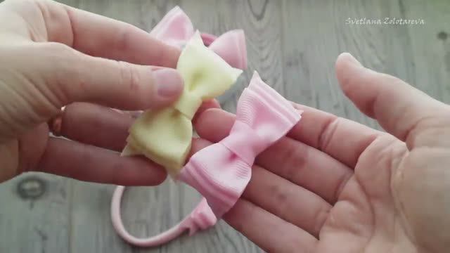 Трюк с расческой🔥🔥🔥 Как сделать бантик из атласной ленты за 1 минуту