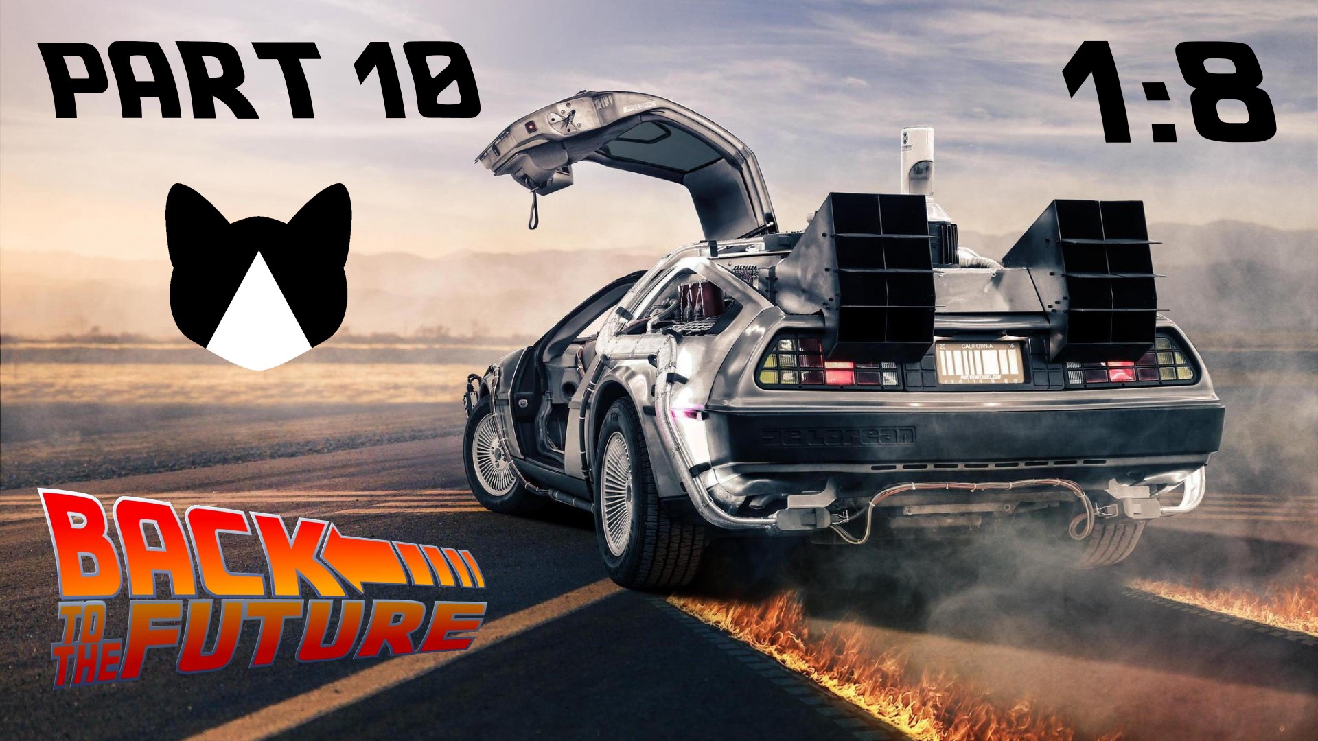 Сборка DeLorean DMC-12 Back to the Future 1:8 от Eaglemoss. Part 10.