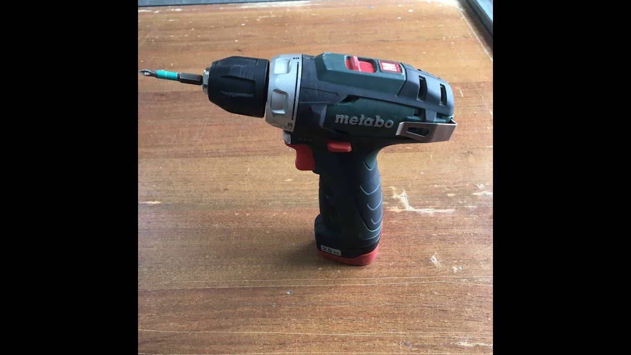 Распаковка Metabo PowerMaxx BS