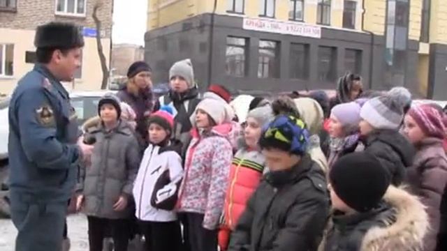 Экскурсия для школьников в настоящую пожарную часть