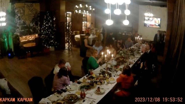 Свадьба Чарли и Гали в ресторане