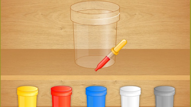 Цвета. Как из двух цветов получить третий цвет. Развивающий мультик.