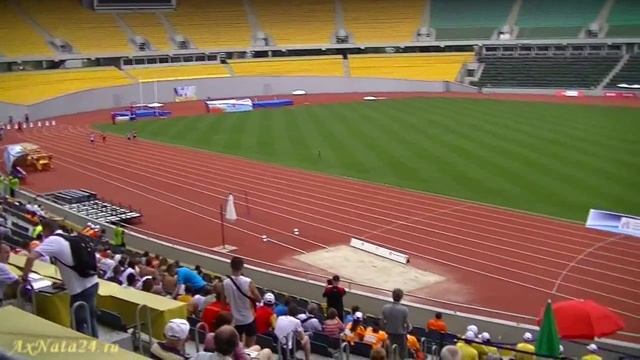 Командный чемпионат Европы по Л_А (3-я лига).Экстра-забеги 20.06 Тбилиси-2014.mp4