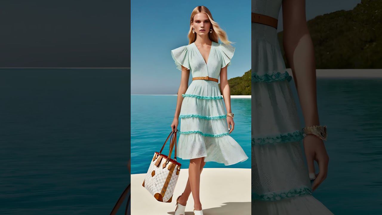 Ультрамодные летние платья в стиле LV! ч.44