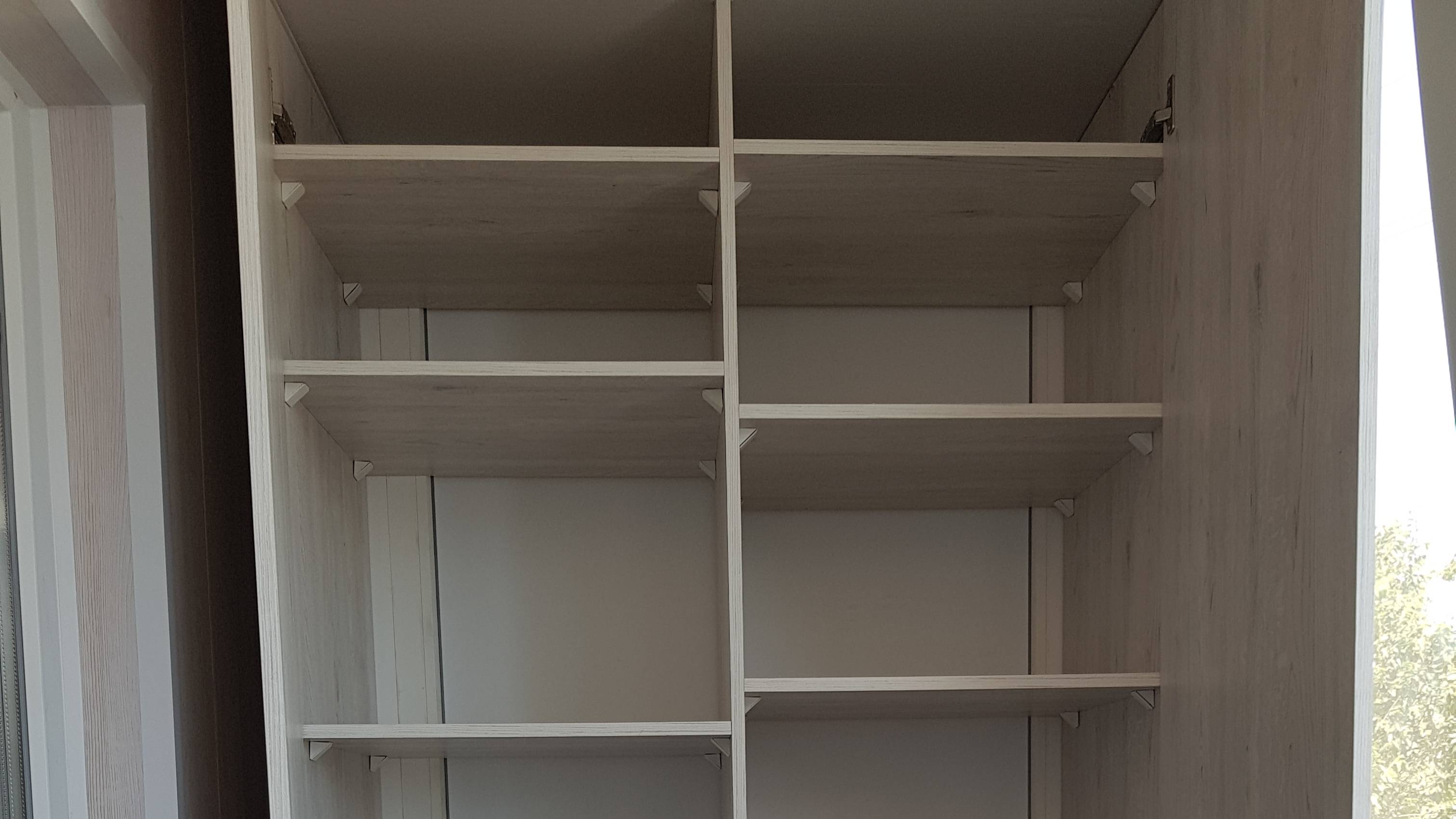 Обзор шкафа на балконе ⚫ Встроенный шкаф на балкон | Керчь