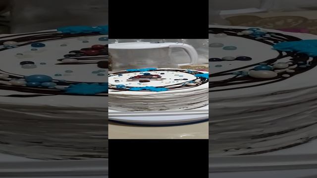 Шоколадный медовик на новый год.