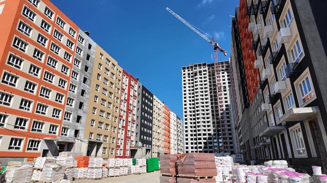 ЖК «Пехра» — съёмка с воздуха август 2024