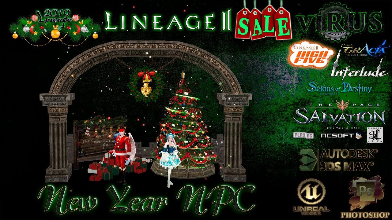 NPC New Year Kamael with Effects. NEW YEAR 2019. Any chronicle ◄√i®uS►