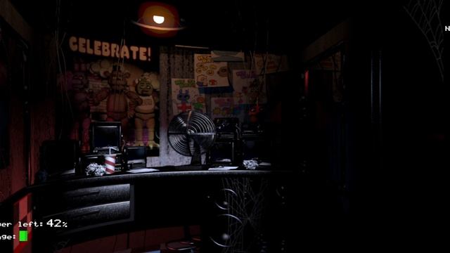 Шестая ночь фнаф один НЕ ХВАТИЛО ЭНЕРГИИ!