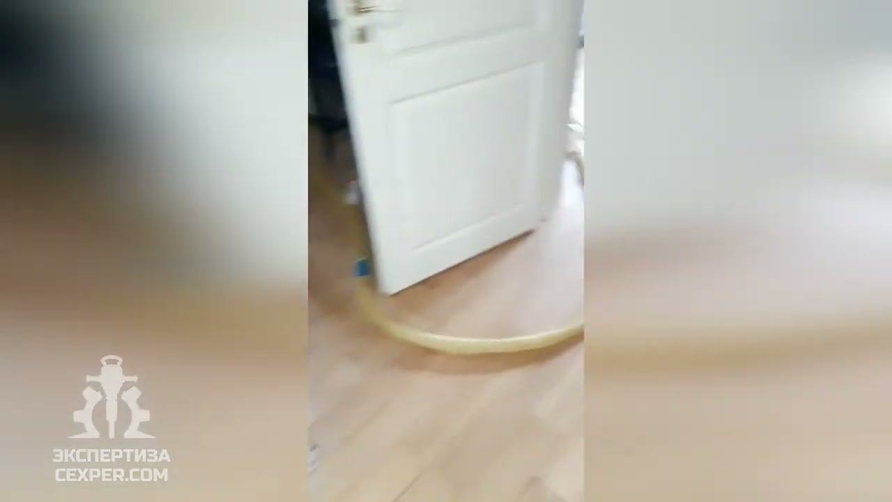 Просушка квартиры после залива До и После