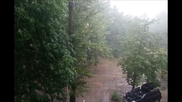 Ураган в Луганске