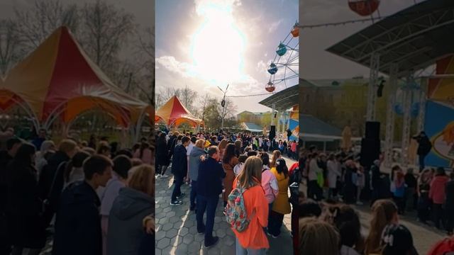 Видеорепортаж с открытия парка аттракционов