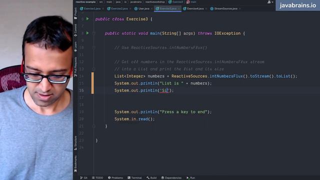 14 Blocking to get a list (Reactive programming with Java - full course)