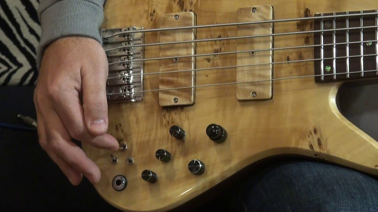 Сергей Соболев. 1 часть. Fodera Emperor 5 Deluxe. Конструктив.