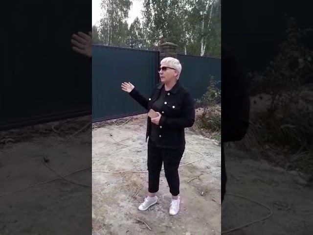 Отзыв клиента. Забор из профнастила и откатные ворота.