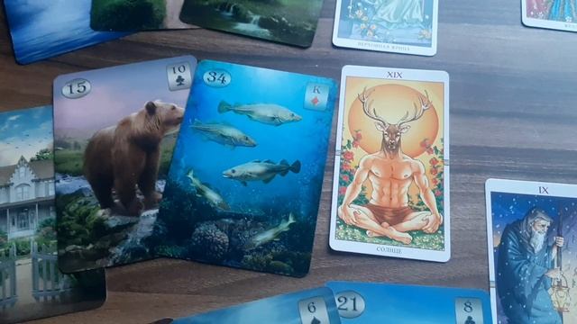 БОЛЬШОЙ РАСКЛАД НА ТАРО И ЛЕНОРМАН