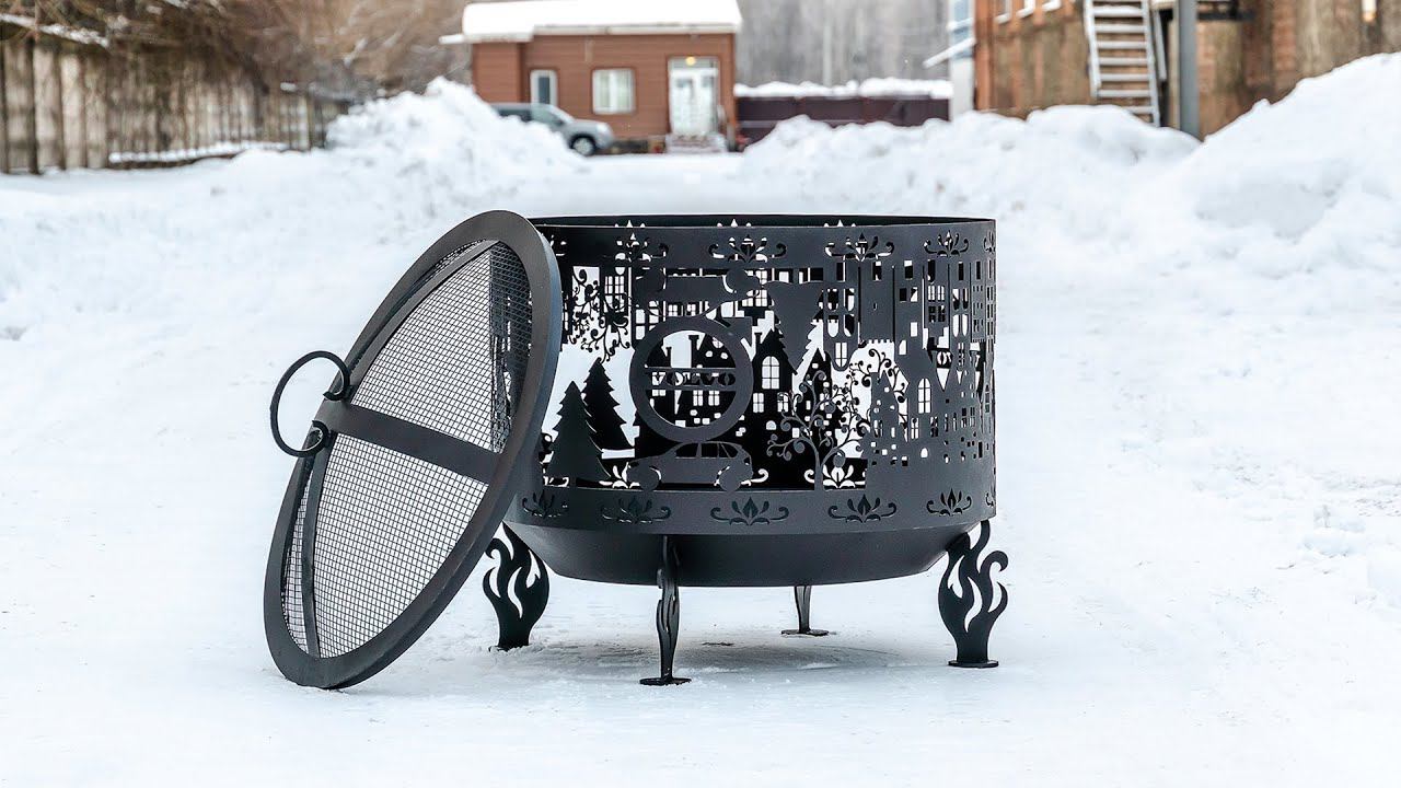 Обзор Костровой чаши Volvo от компании Fire-House